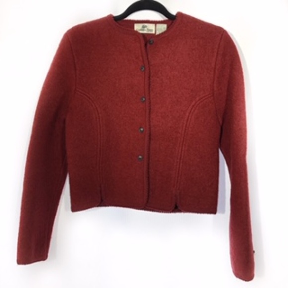 Jackets & Coats | Carroll Reed Red Wool Jacket | Poshmark